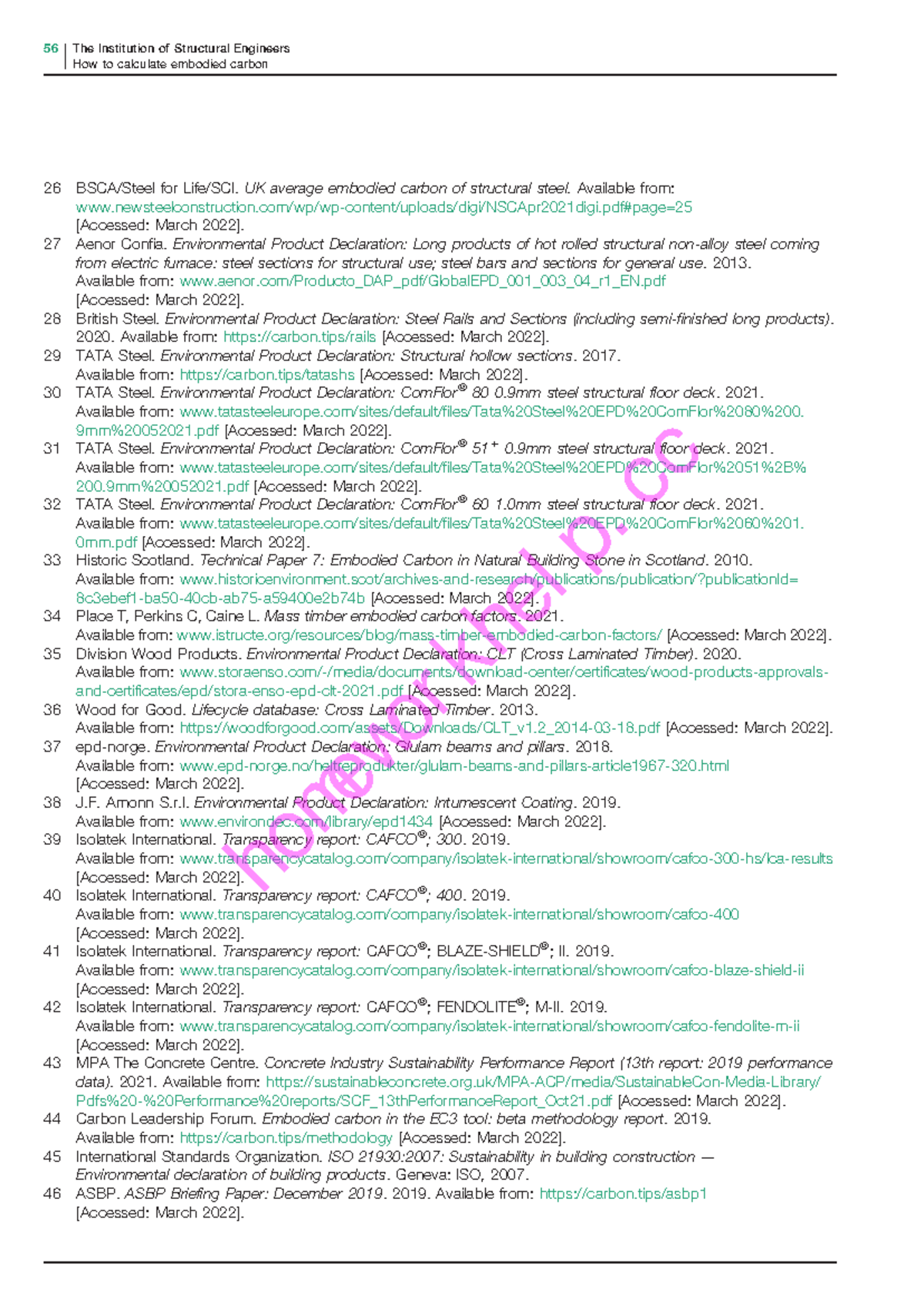 IStruct E 2022 How to Calculate Embodied Carbon 2nd edition - 26 BSCA ...