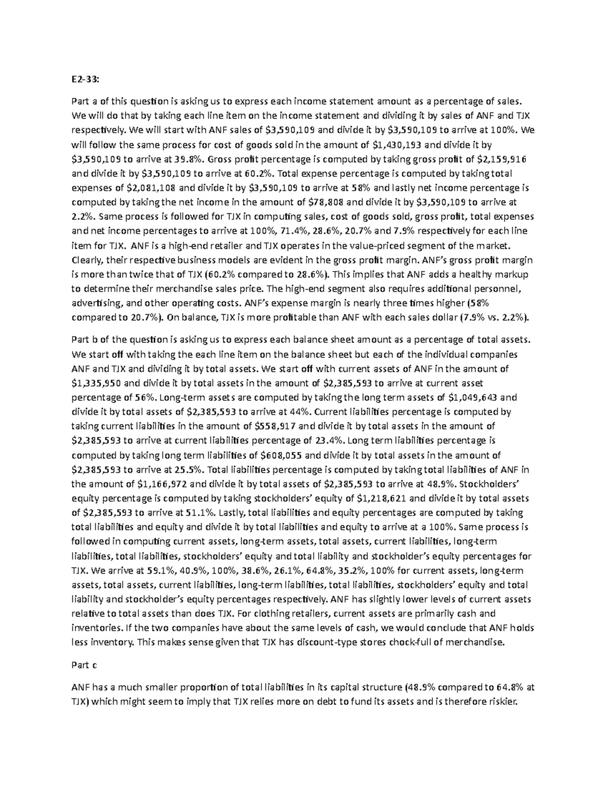 Module 2-updated 6e - ACCOUNTING TOPIC 5315 - E2-33: Part a of this ...