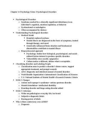 Chapter 9 Notes Psychology Part 1 - Chapter 9 Notes Psychology Part 1 ...