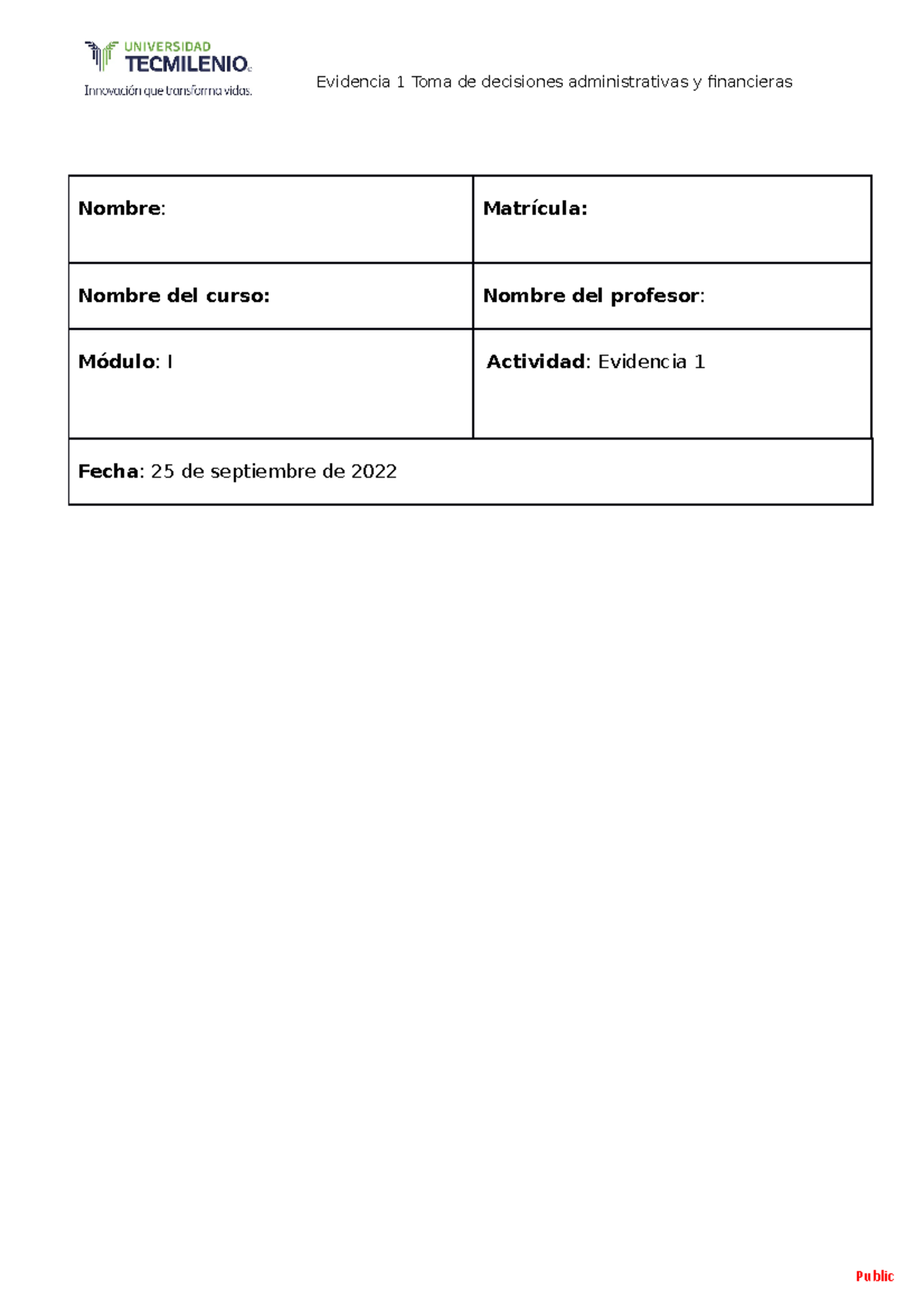 Proyecto final - Administracion de operaciones - Nombre: Matrícula: Nombre del curso: Nombre del ...