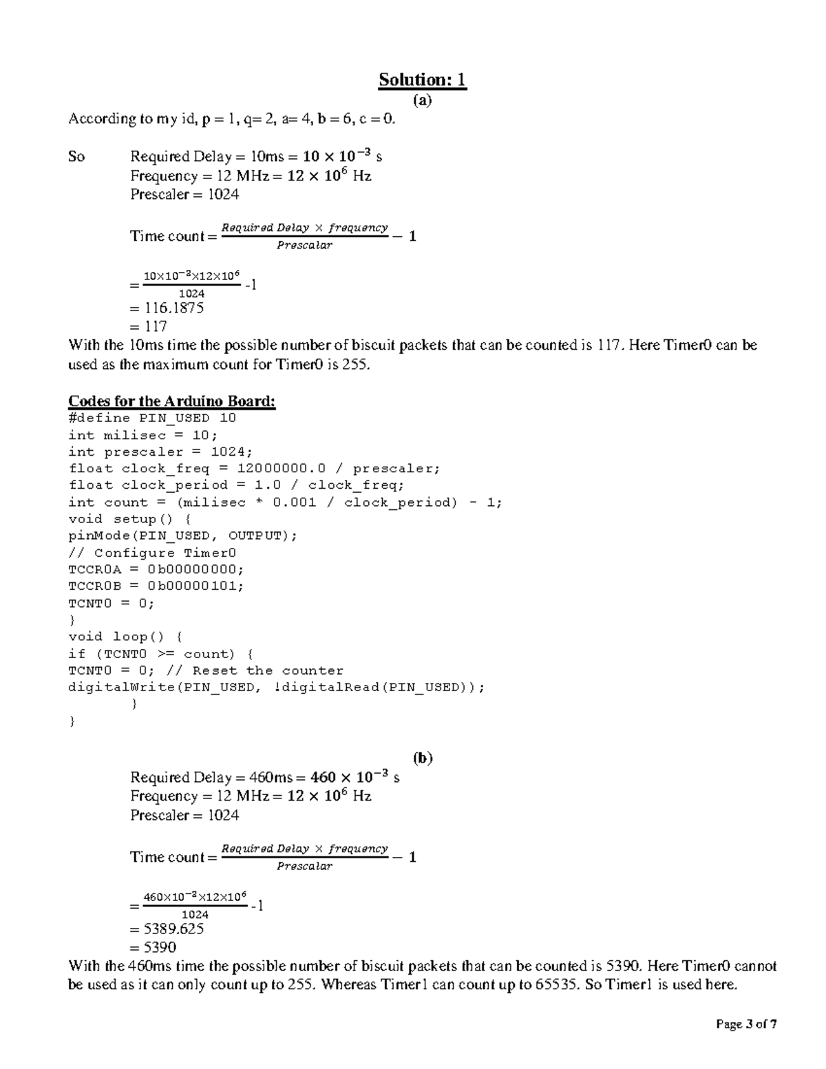 Assignment 2M MES Spring 2023-24-3-7 - Solution: 1 (a) According to my ...