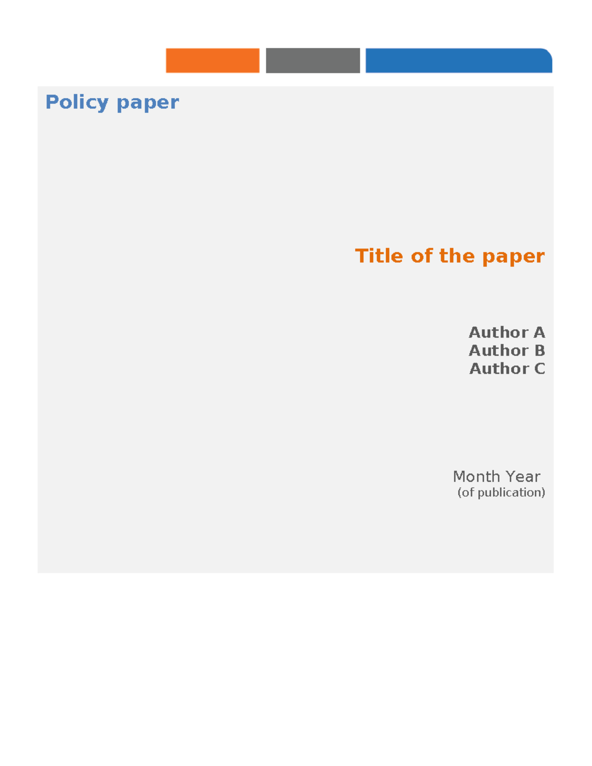 Policy Paper Policy - Universite Laval Title of the paper Policy paper ...