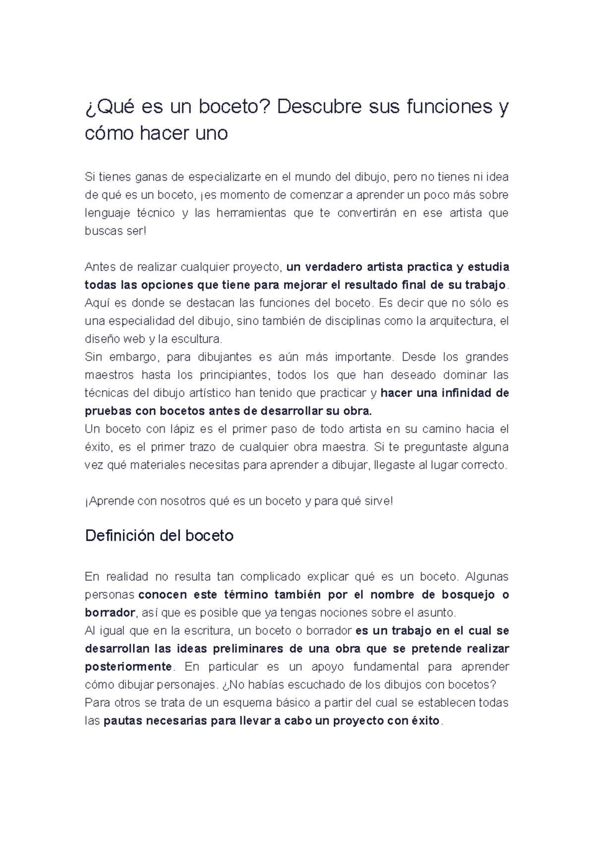 QUE ES UN Boceto - diseño - ¿Qué es un boceto? Descubre sus funciones y ...