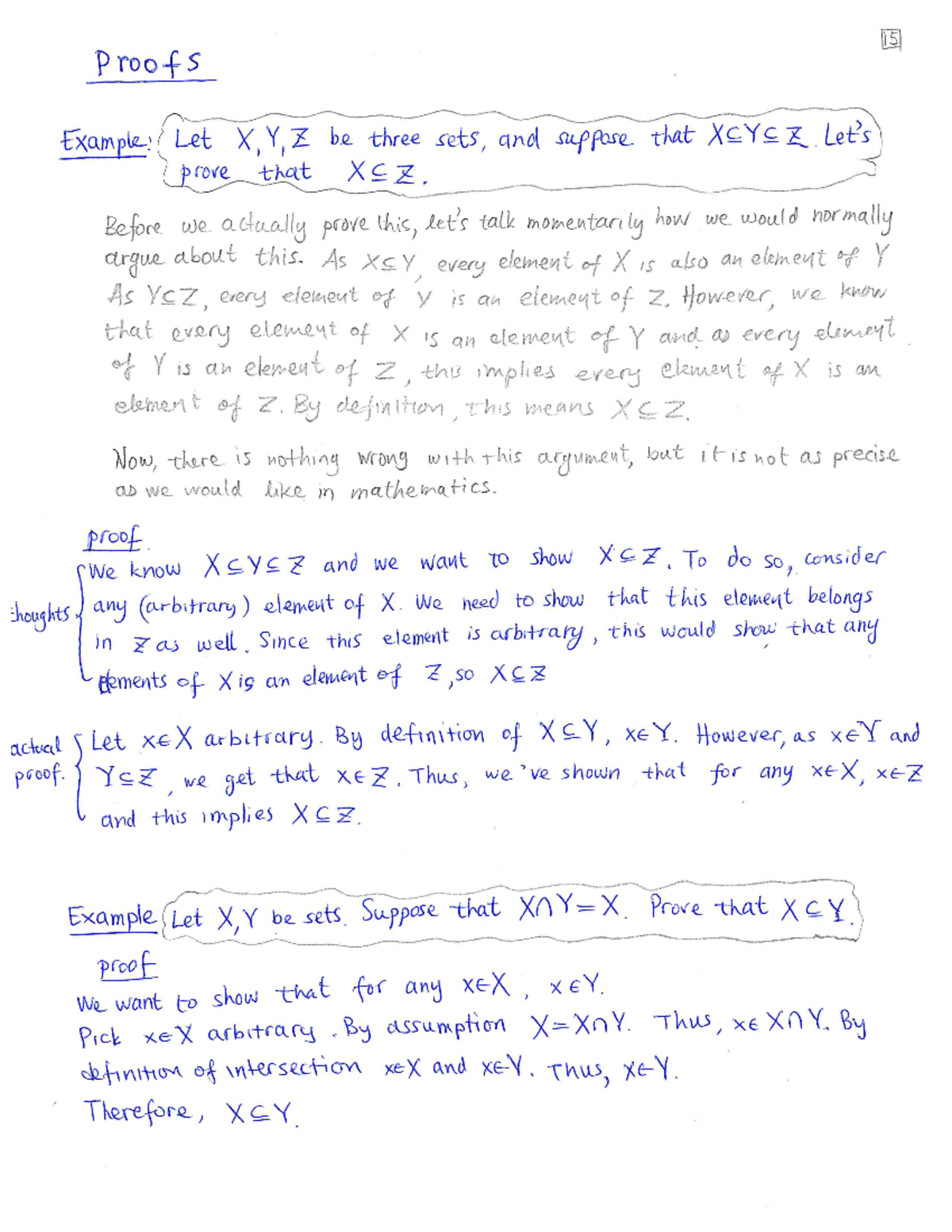 Additional stuff on sets - MATH 299 - Studocu