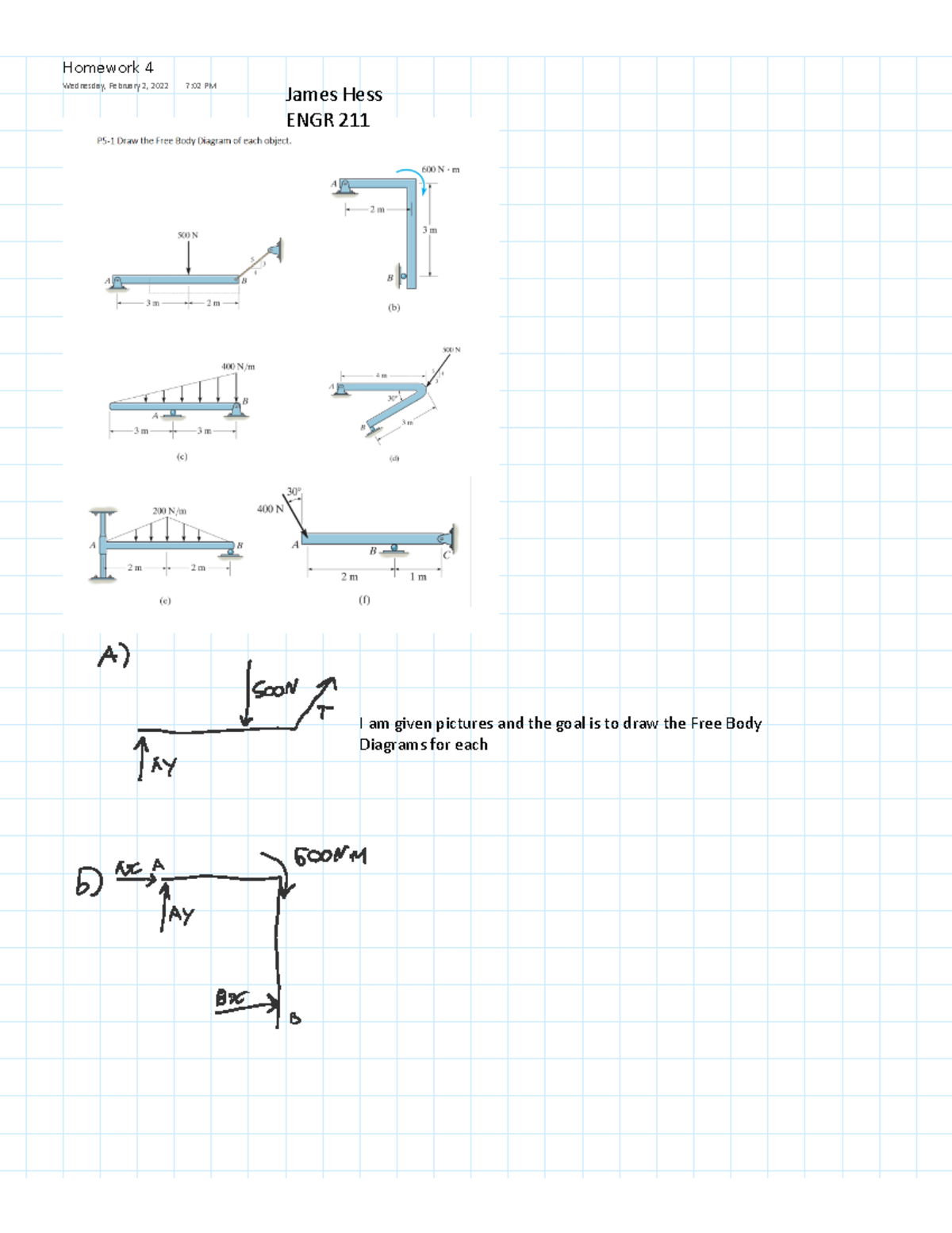 ENGR 211 Homework 4 - Studocu