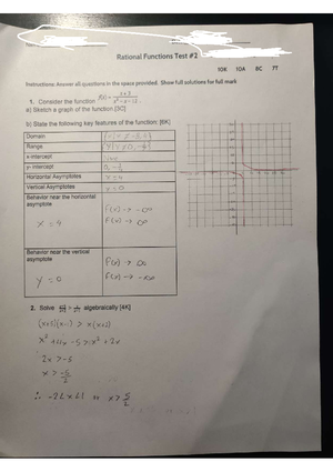 MHF4U Unit 3 Logarithmic Functions Menu Task - Name:______________________________ Unit 3 - Studocu