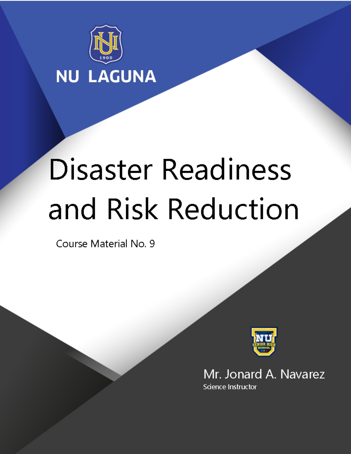 CM Scdrrrm - Week 6 - disaster risk management - Disaster Readiness and ...