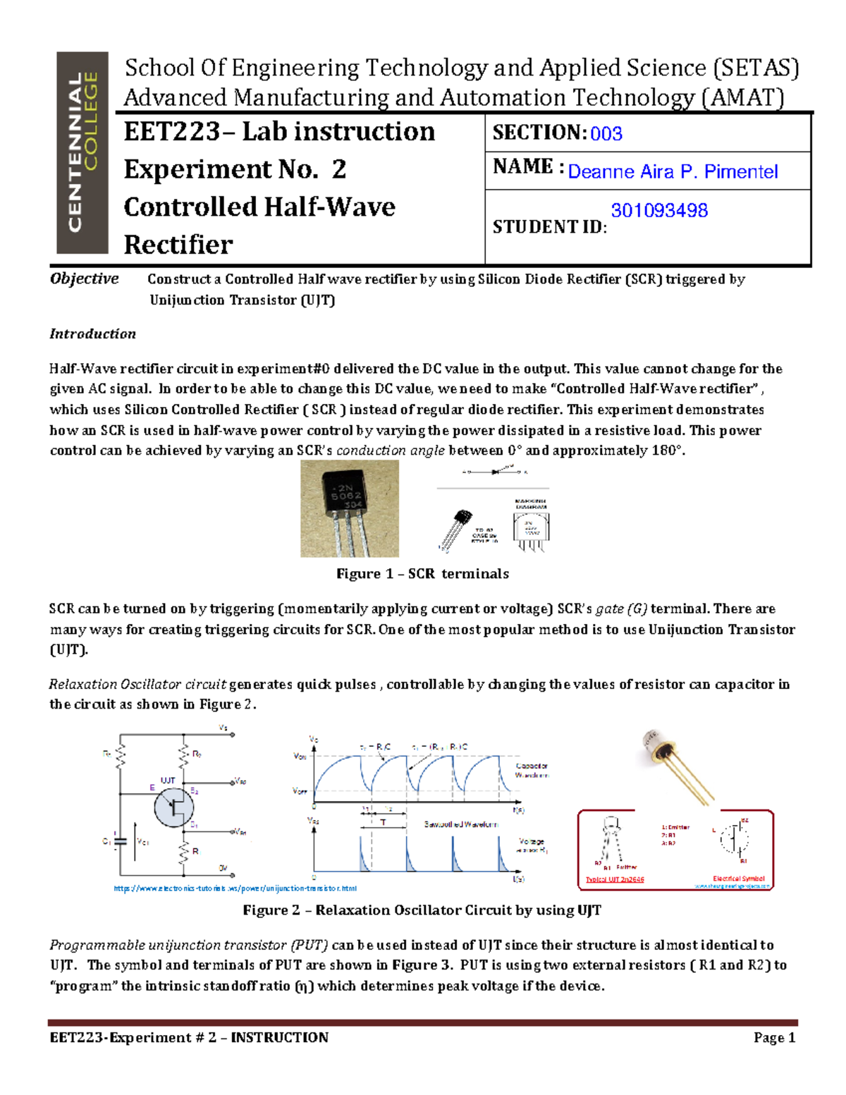 EET223-W21-EXP 2 - Controlled Rectifiers - Instructions-Rev1.1 ( Final ...