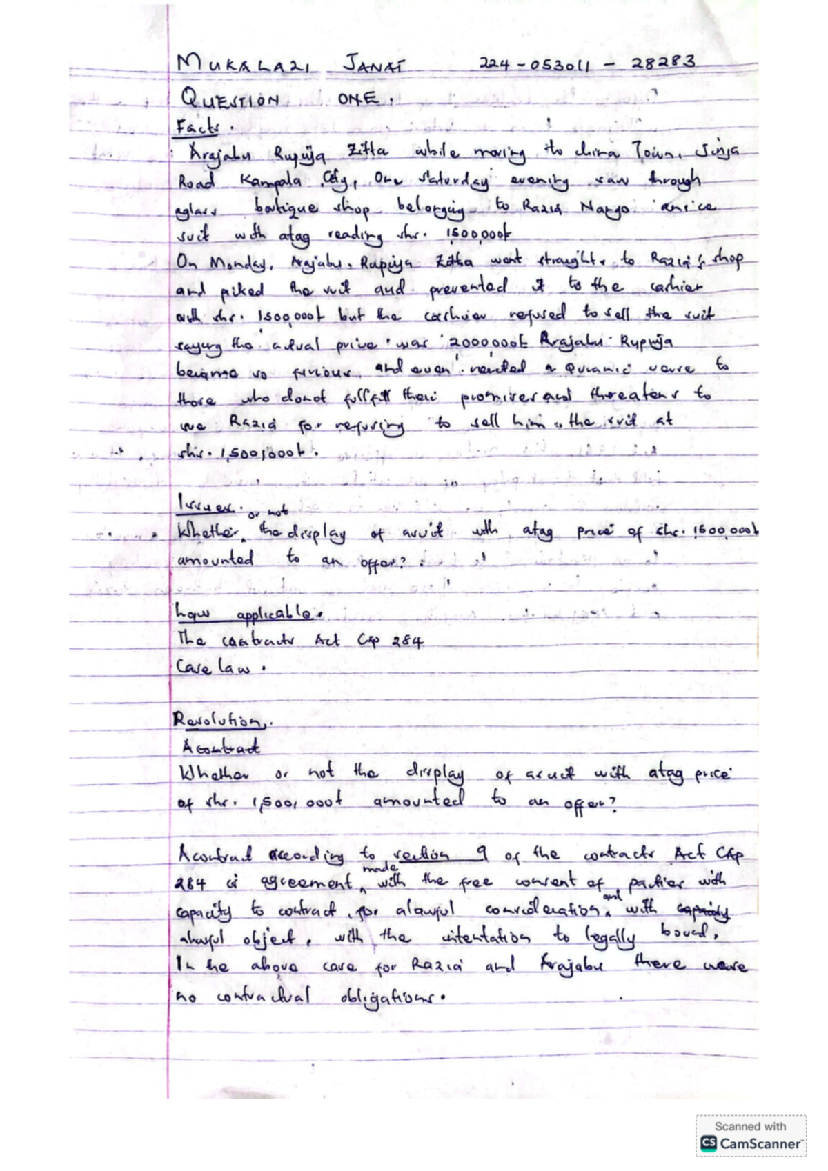 Mukalazi Janat 28283 - They are a answer's up in n various questions ...