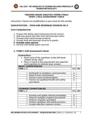 Module-3 - BARISTA NC II - CBLM - TRAINERS METHODOLOGY I