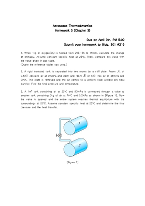 Thermodynamics chapter 10 questions and solutions - M2794.001100 – Thermodynamics (열역학) Homework ...