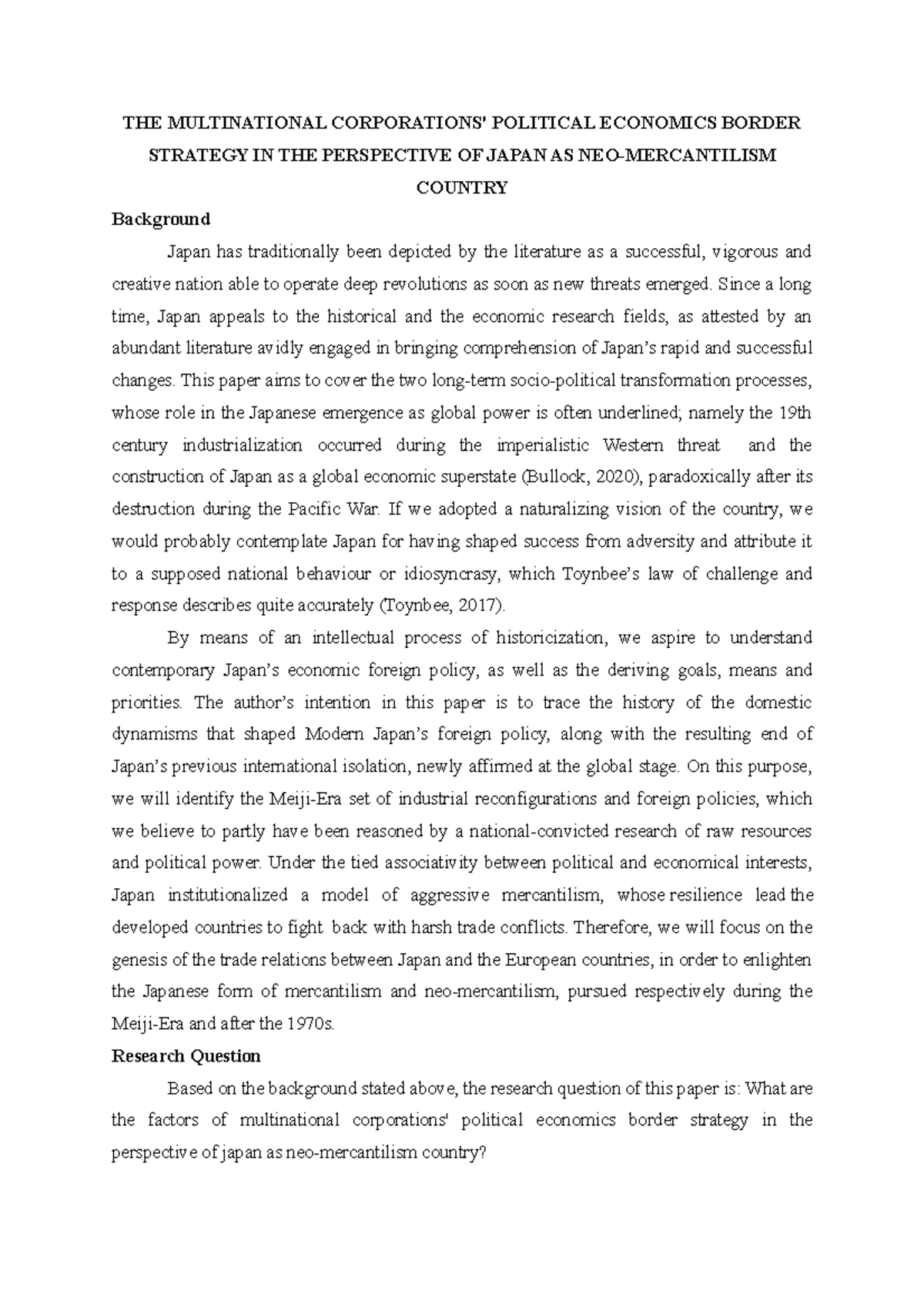 THE Multinational Corporations - THE MULTINATIONAL CORPORATIONS ...