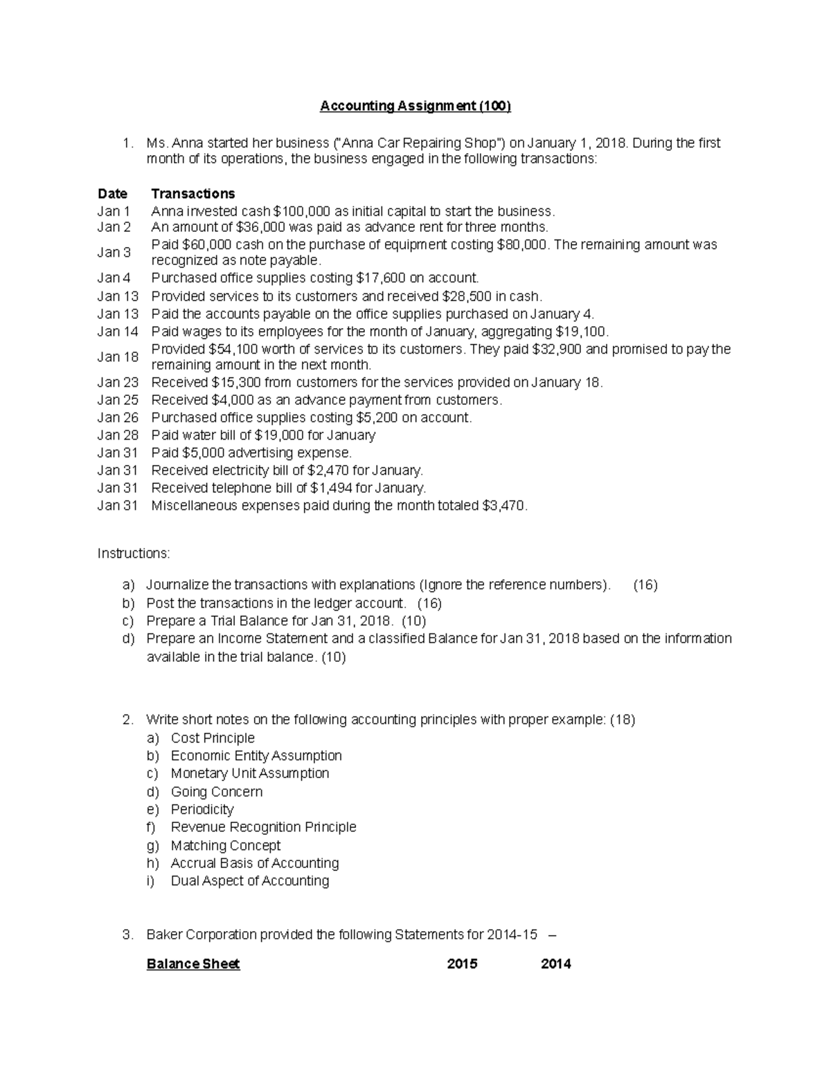 Accounting assignment - Organisational Management - NSU - Studocu