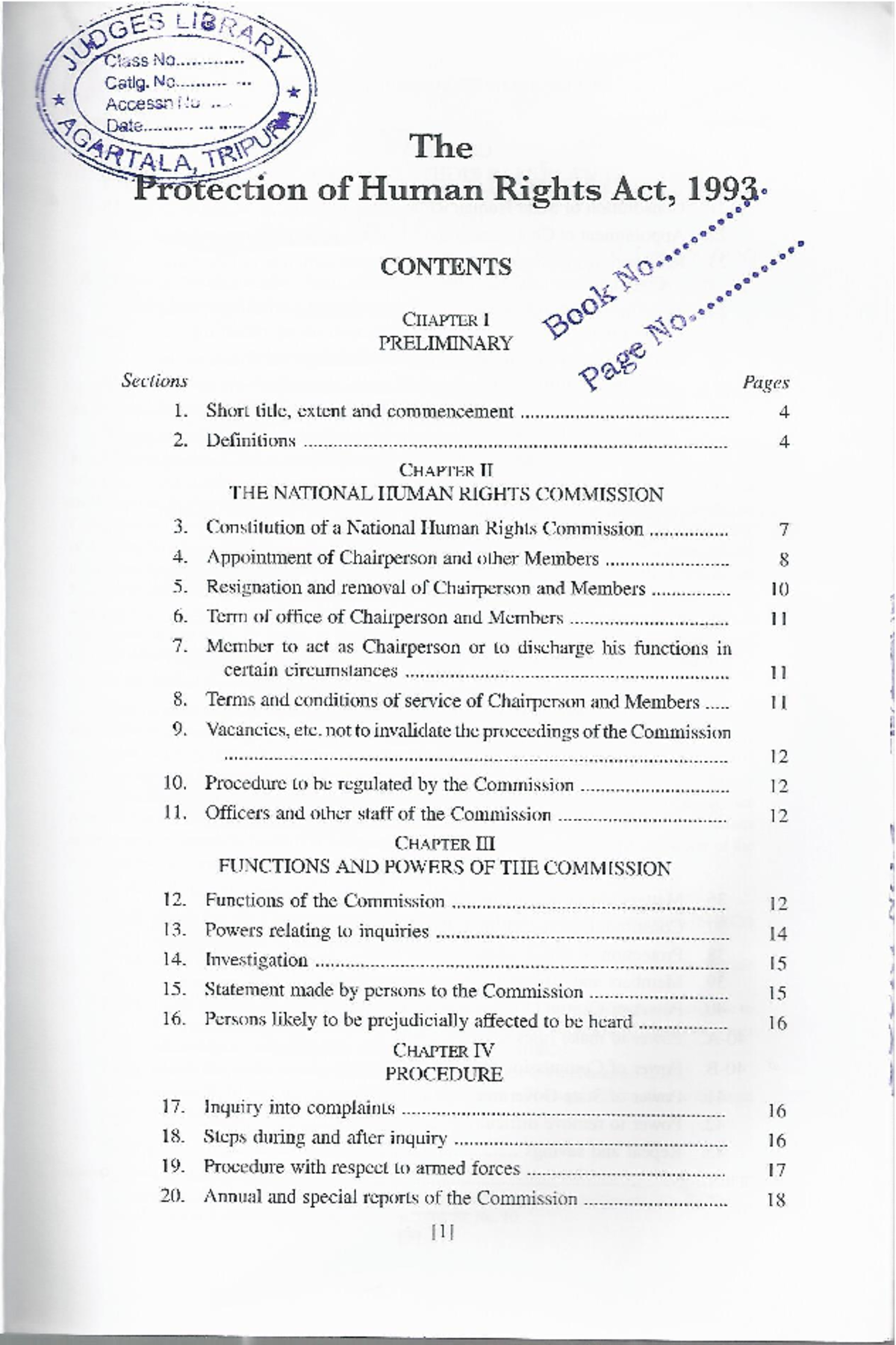 Protection of Human Rights Act, 1993 - Social issues in India: Indian ...