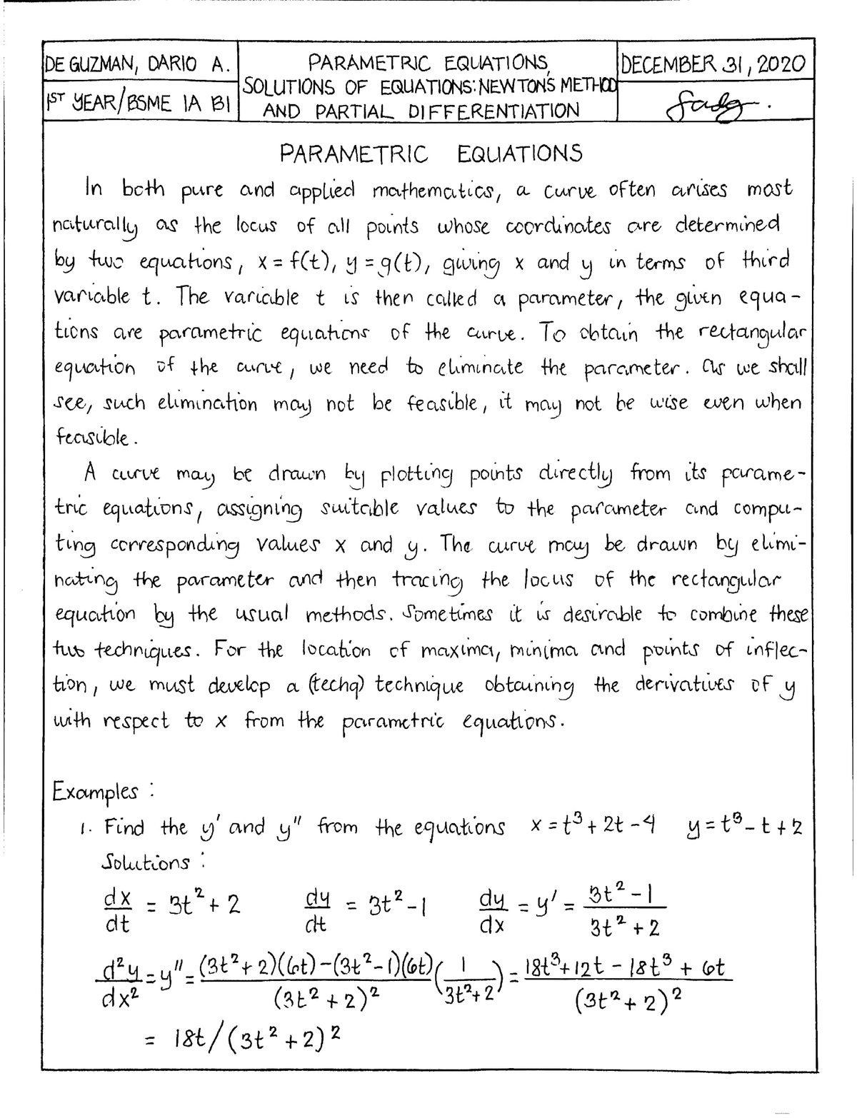 Chapter 5 - DE Guzman, Dario A. (ME1A) 1 - Calculus 1 - PangSU - Studocu