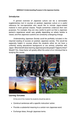 Module 8Jap1 - japanese language - MODULE 8 Japanese Borrowed Words ...