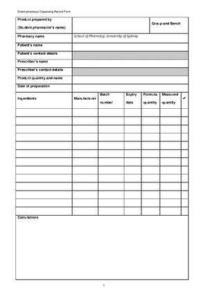 2024 Skills Mastery - Lab - Name: DISPENSING SKILLS MASTERY Welcome to ...