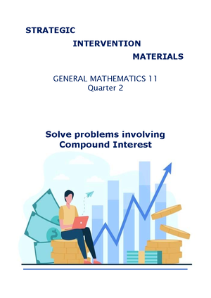 Gen Math 11 Q2 Week 1 - Compound interest - 11 GENERAL MATHEMATICS ...
