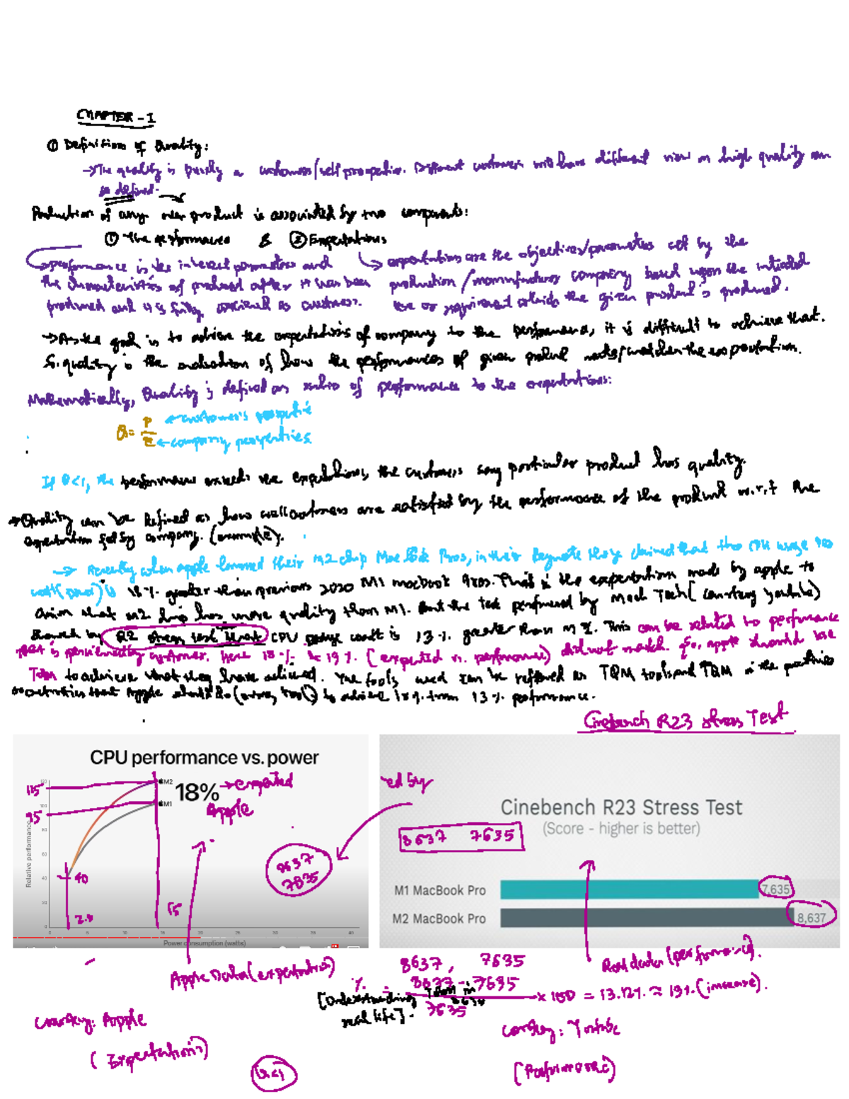 TQM, The Quality definitions - Industrial Engineering - StuDocu