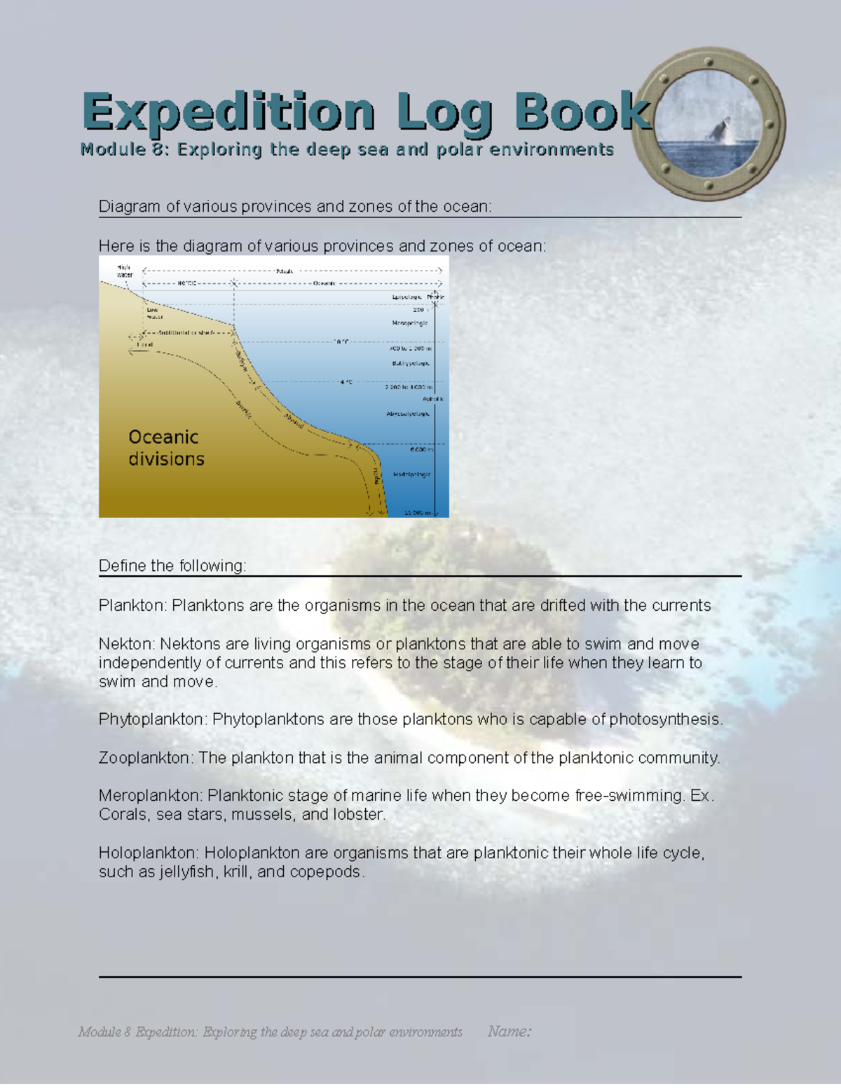 Log Book 8 - mandatory assignment - Module 8:Module 8: Exploring the ...