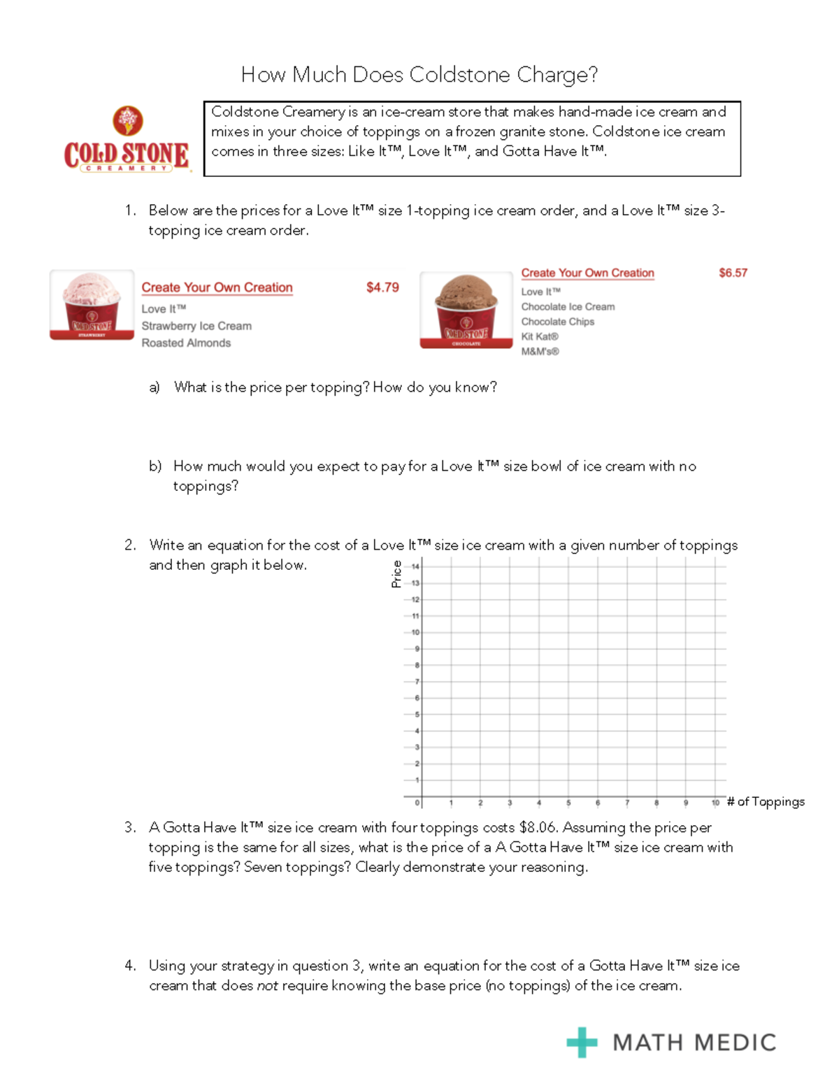 Lesson 0 5 Precalculus Math Medic 4c72d95c95 - How Much Does Coldstone ...