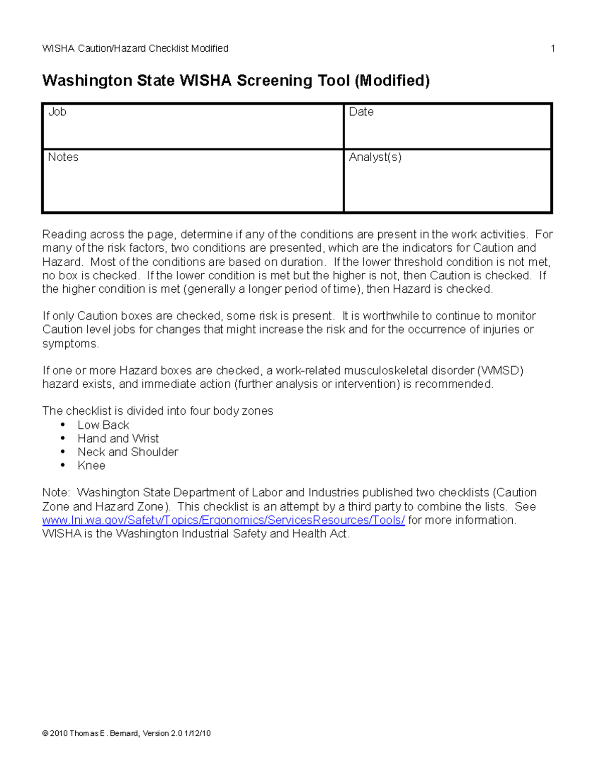 Wisha Checklist 20 - So I can get the kids to the side of the sea ...