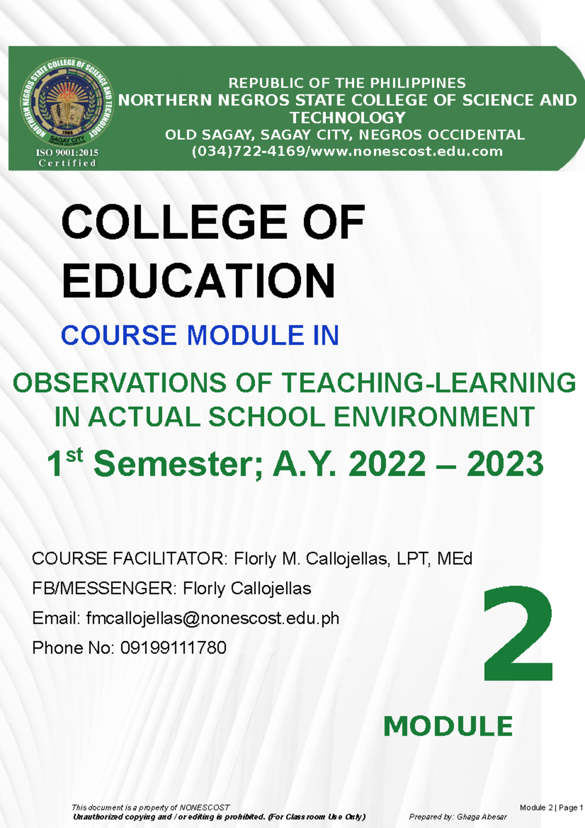 EDP 112 Module 2 - Your description is so short - This document is a ...