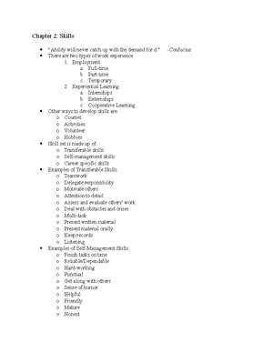 BUS 101 - Module 8 Notes - Management - BUS 101 – Module 8 – Management ...