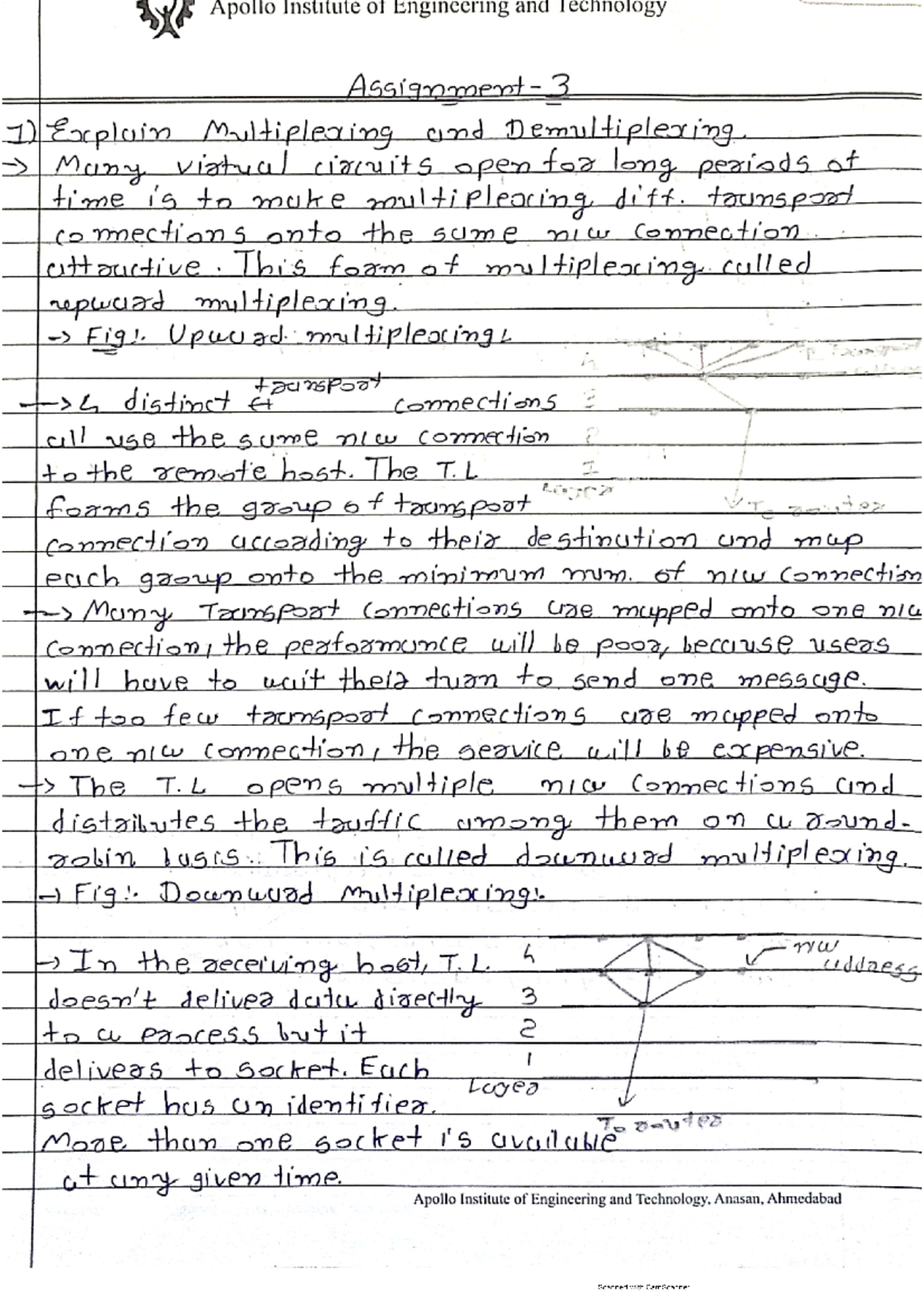 CN assignment 3 - Thank you - Apollo Institute of Engineering and Assignment 3 1) Explain - Studocu