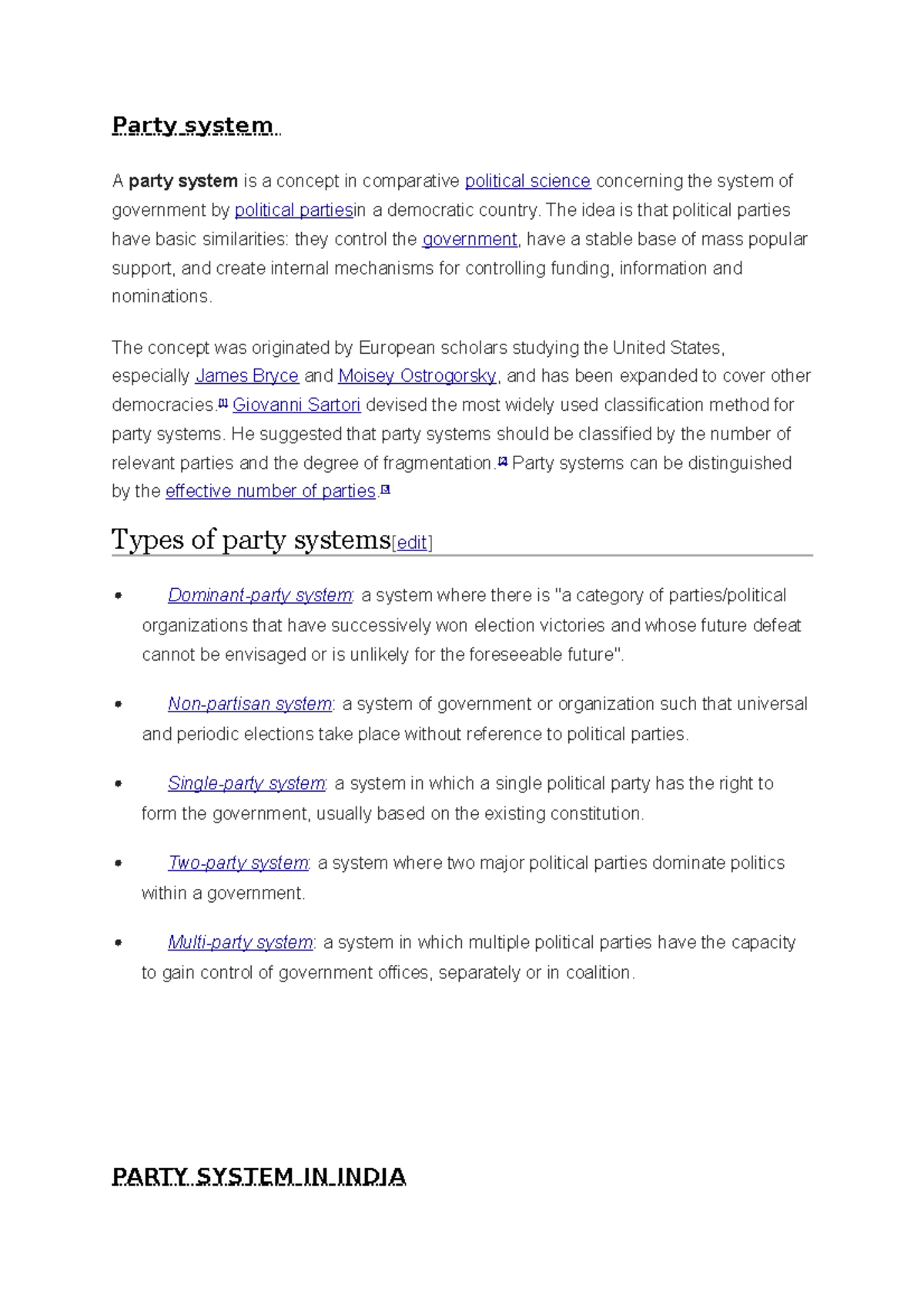 290971368-Party-System - ####### Party system A party system is a ...