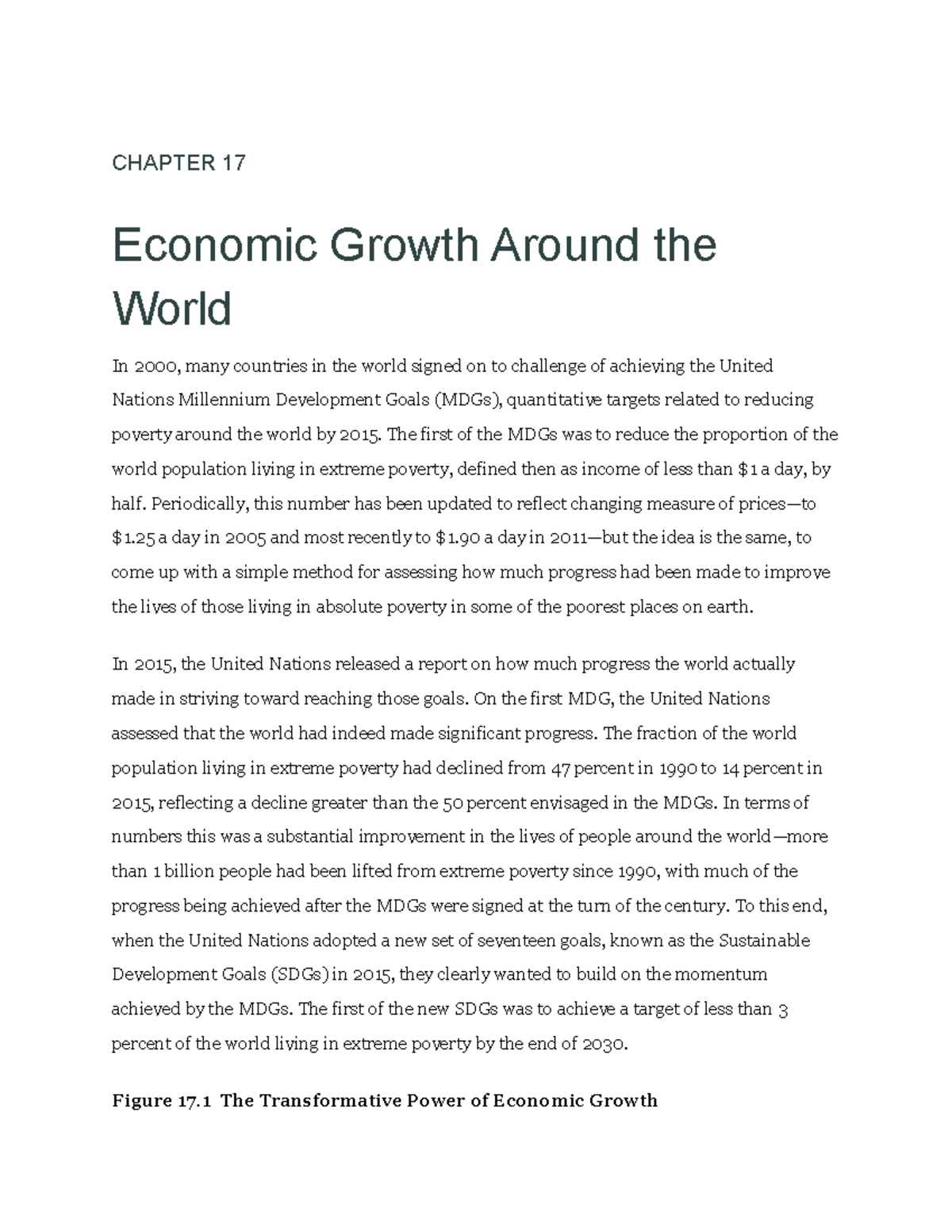 Chapter 17 Lecture Notes - CHAPTER 17 Economic Growth Around the World ...