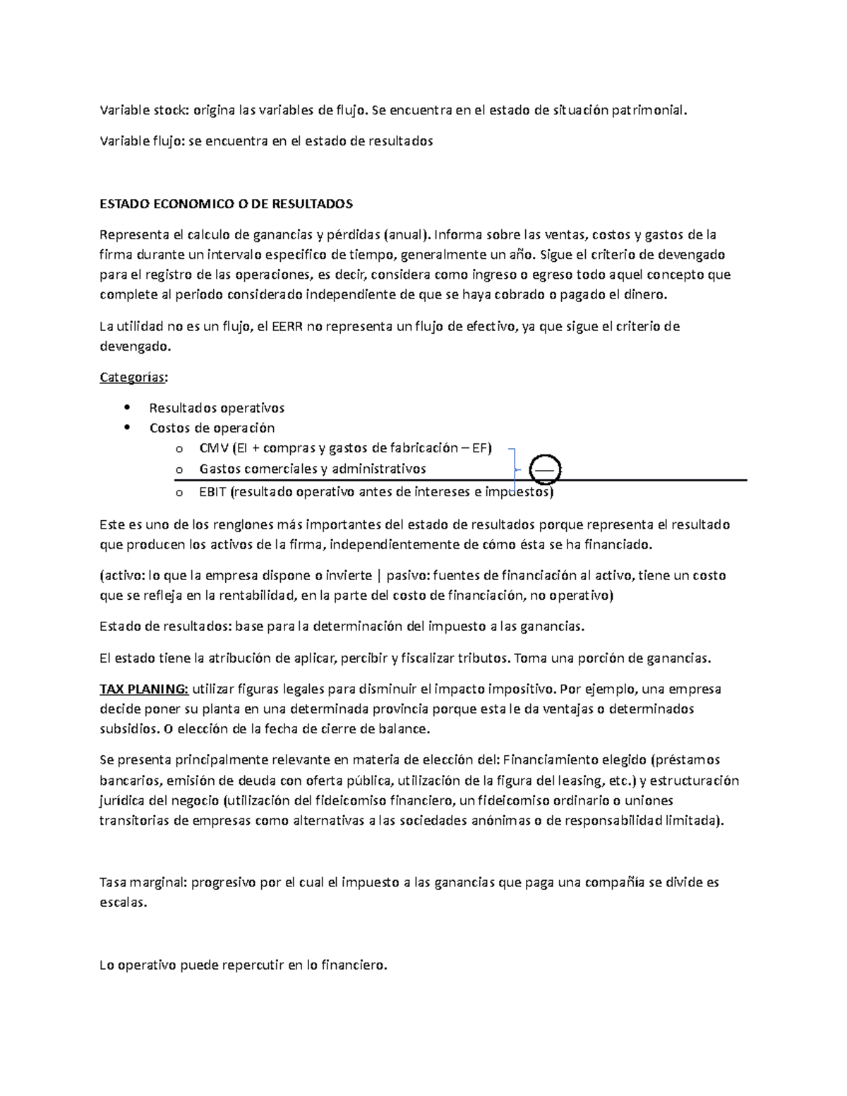 Clase 3 - Variable stock: origina las variables de flujo. Se encuentra ...