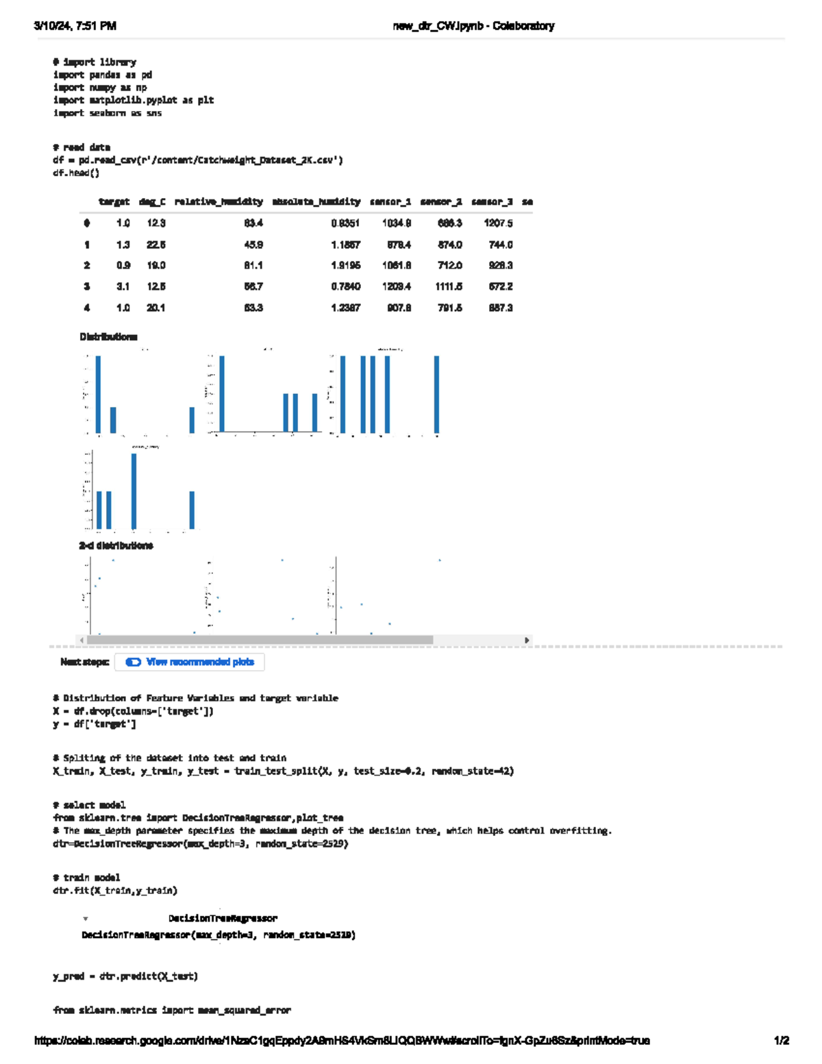 New dtr CW - B.tech - Studocu