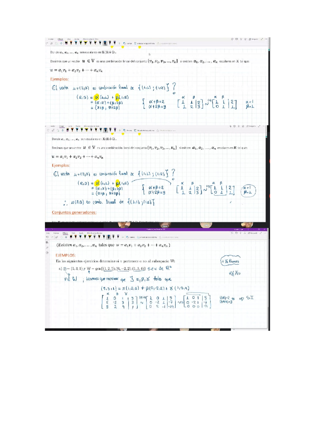 Captura subespacios generadores - o D 8 Compartir Entrada de lipiz Upiz ...