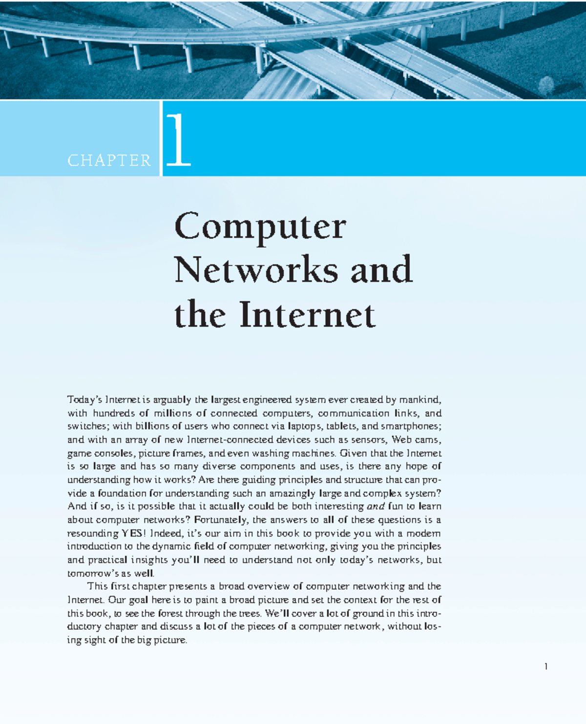 Computer Networking-28-94 - CHAPTER 1 Computer Networks and the Internet 1 Today’s Internet is ...