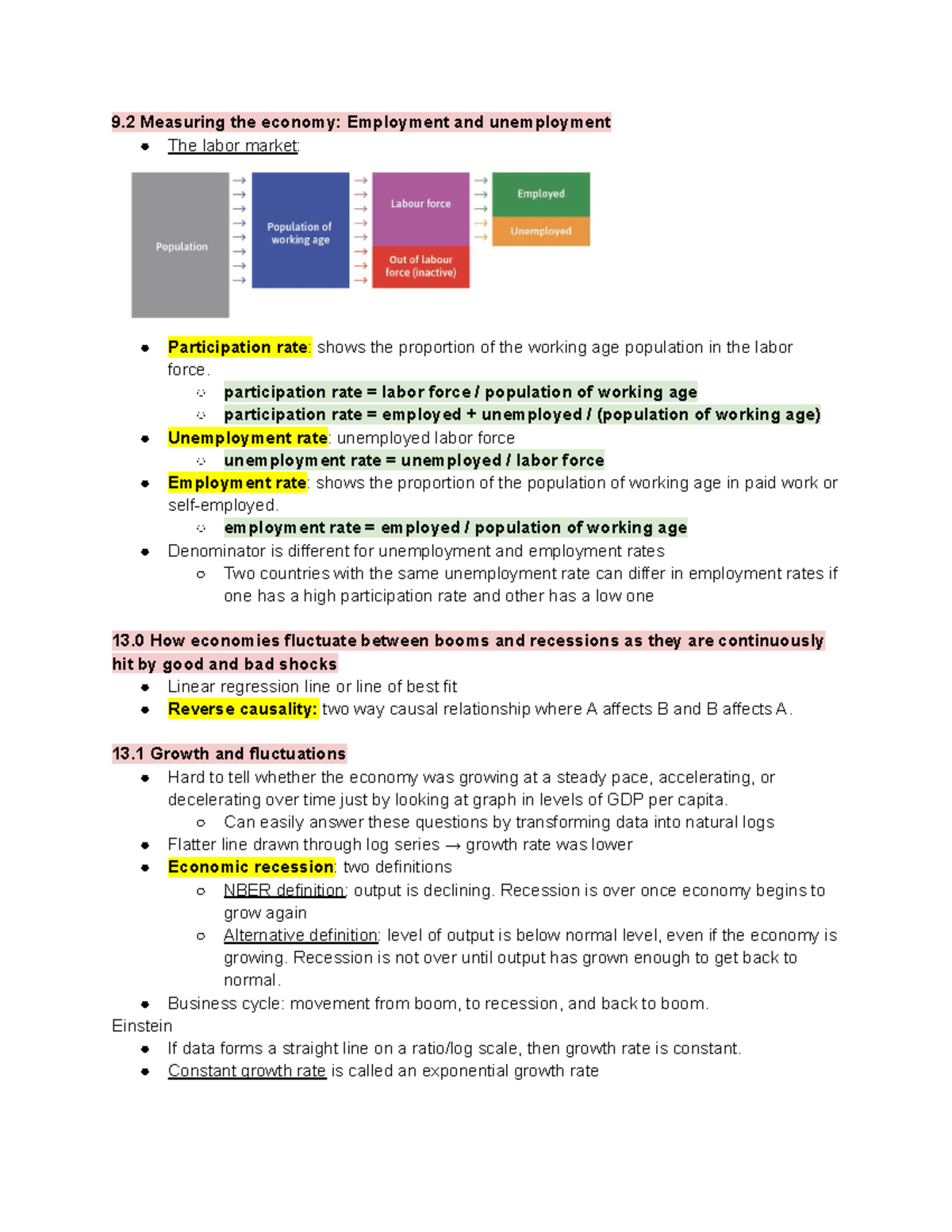 Module 12 Economic Fluctuations, Unemployment, and Inflation - 9 ...