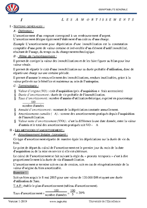CPC - EXERCICE CPC AVEC CORRIGEE - Comptabilité générale - Studocu