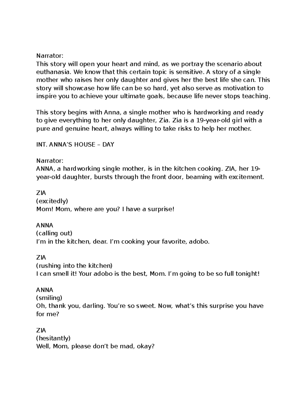 Script - Summary Digital Marketing - Narrator: This story will open ...