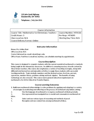Module 6 study pack - Module 6: Determining Learning Needs Study Pack ...