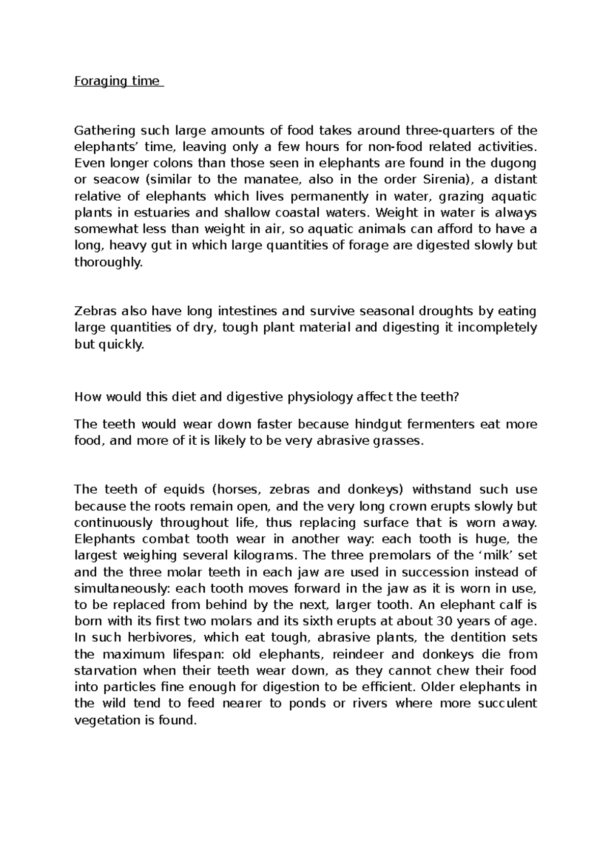 Foraging time - Amazing Assignment Notes! - Foraging time Gathering ...