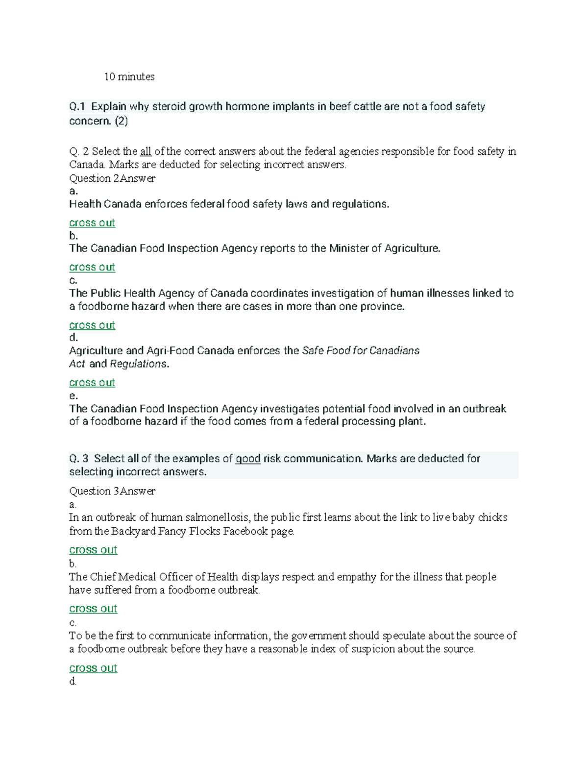 Sample Quiz 1 - 10 minutes Q Explain why steroid growth hormone ...