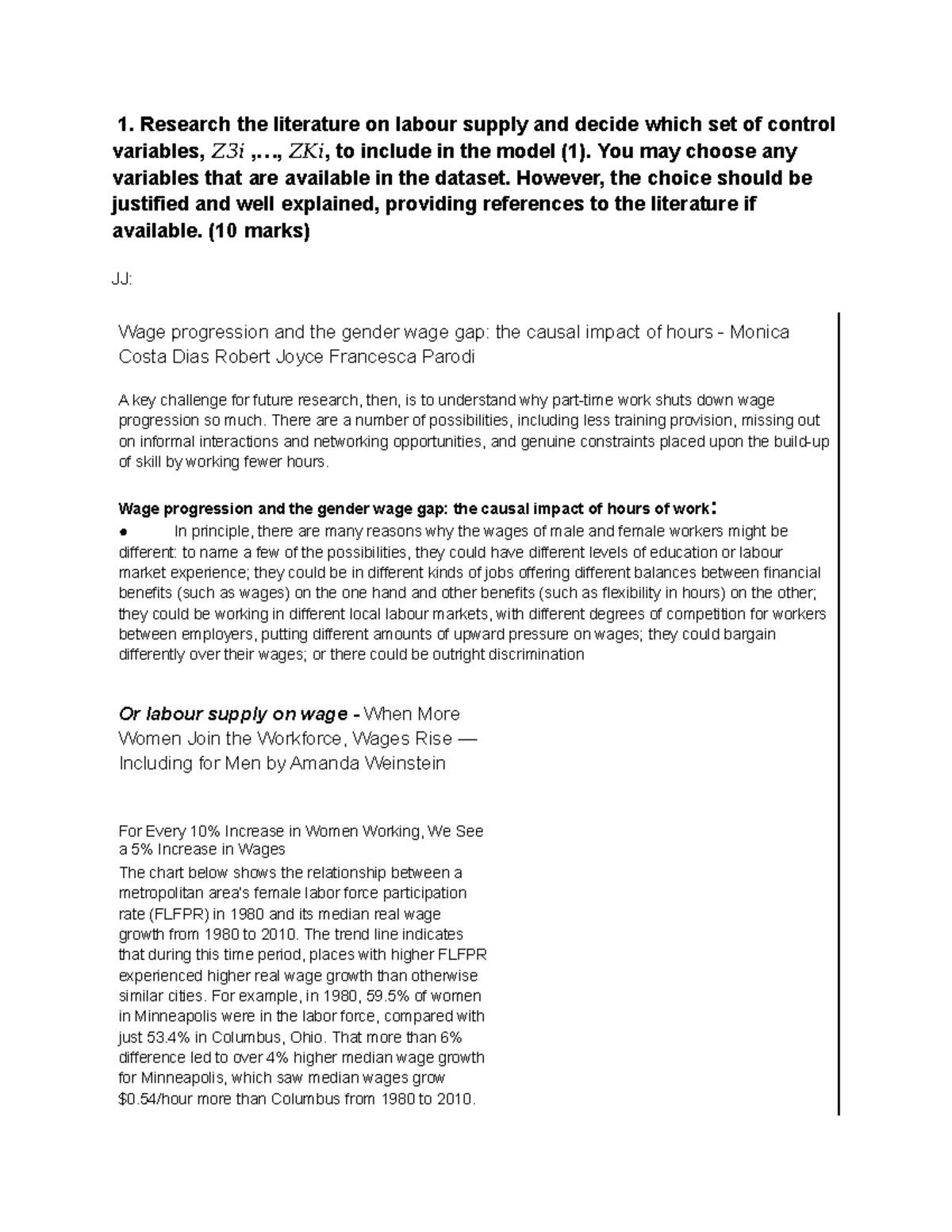 Group+Project - Economics - Research the literature on labour supply ...