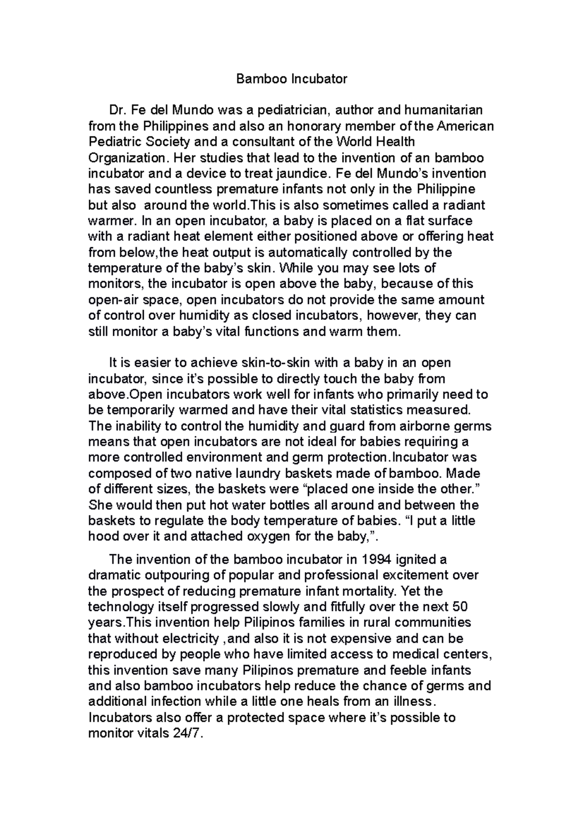 Importance Of Bamboo Incubator at Marcos Hines blog