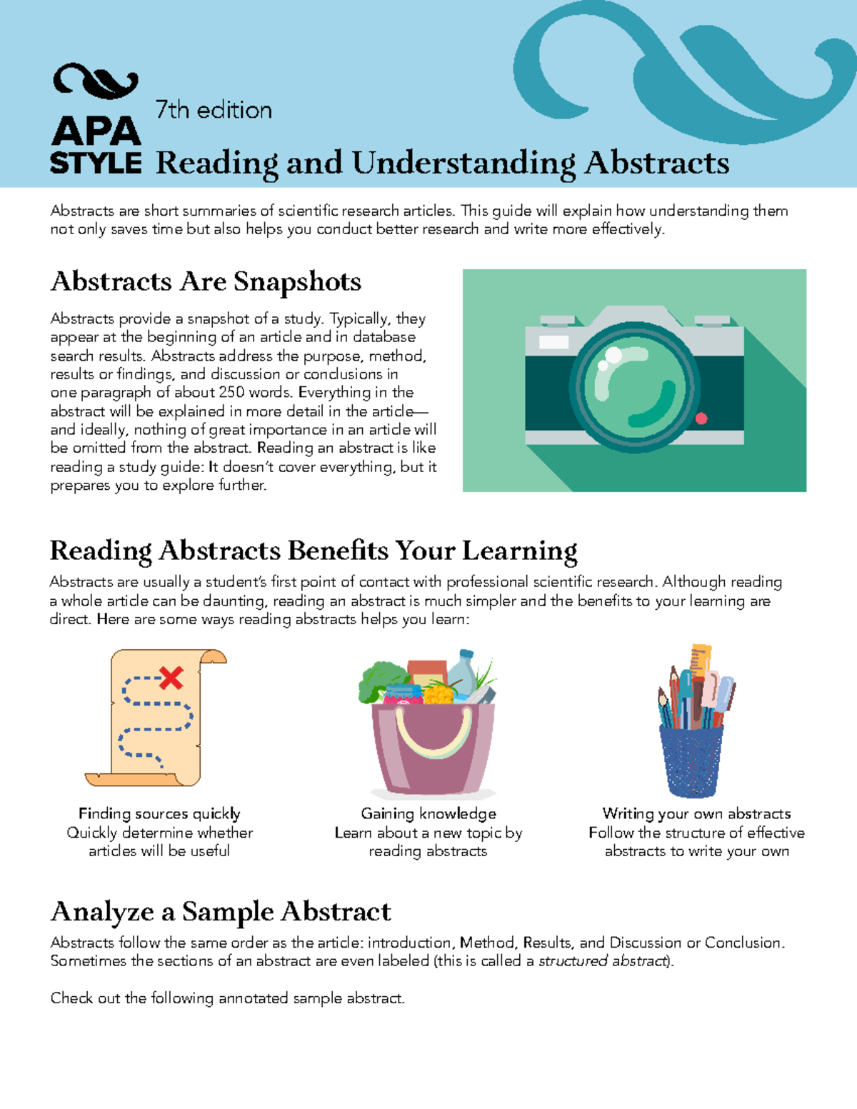 Reading-abstracts - .............................. - 7th edition ...