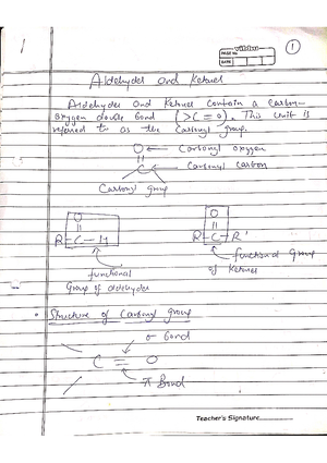 Trihydric Alcohols - Organic Chemistry - Studocu