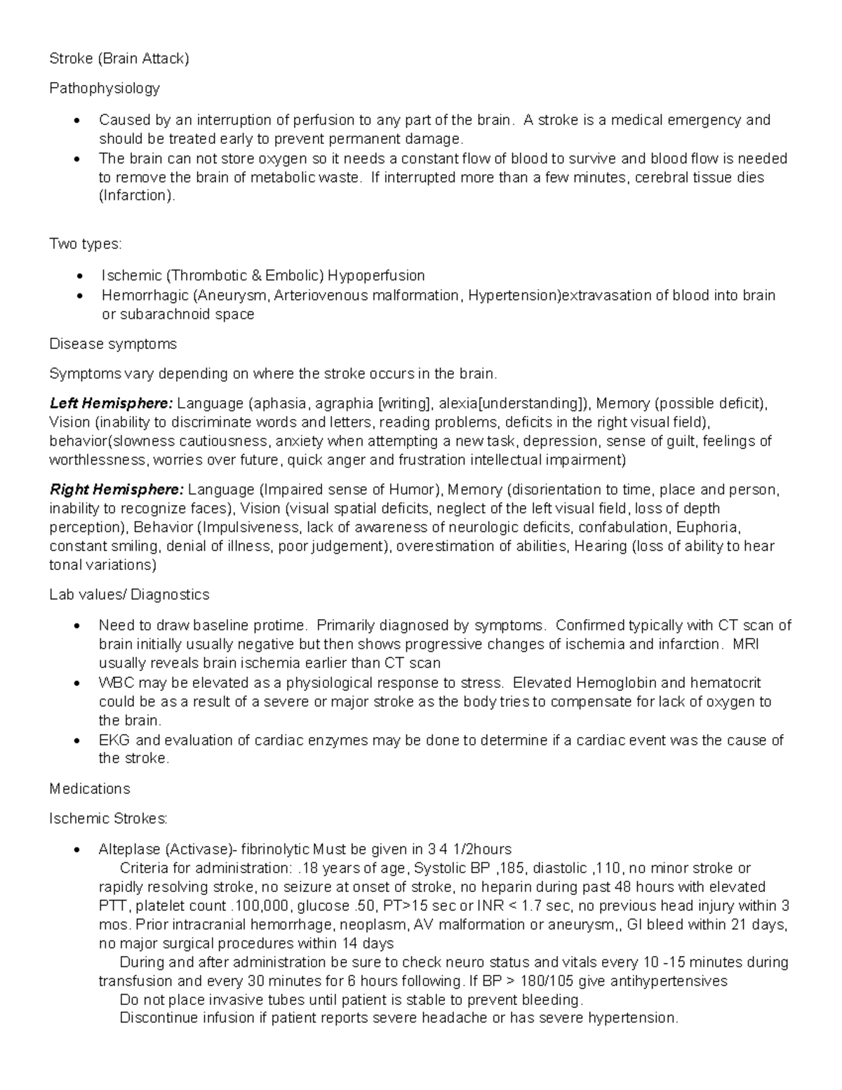 Mod 2 2236 stroke map - Padgett - Stroke (Brain Attack) Pathophysiology ...