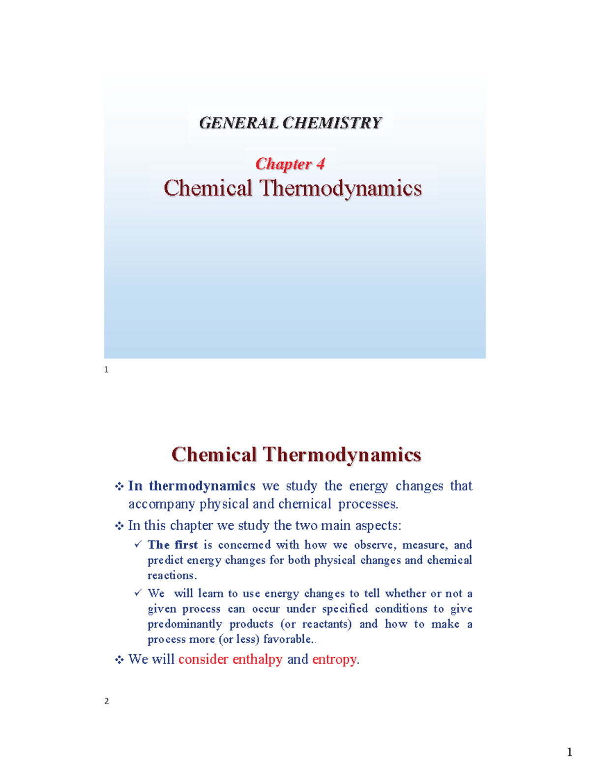 Chapter 4 (thermochemistry)-print - GENERAL CHEMISTRY Chapter 4Chapter ...