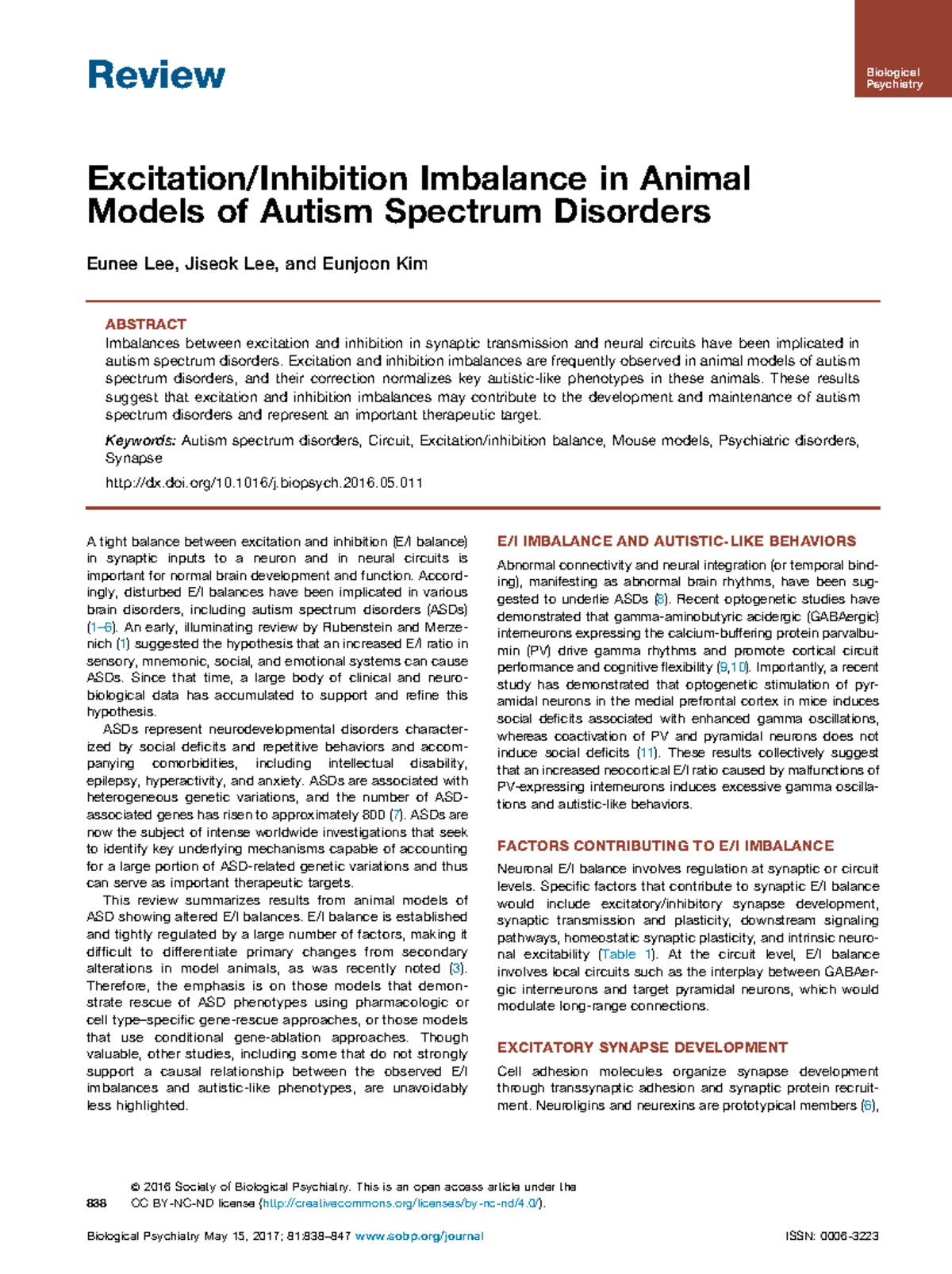 Excitation-Inhibition-Imbalance-in-Animal-Models-of-Aut 2017 Biological ...
