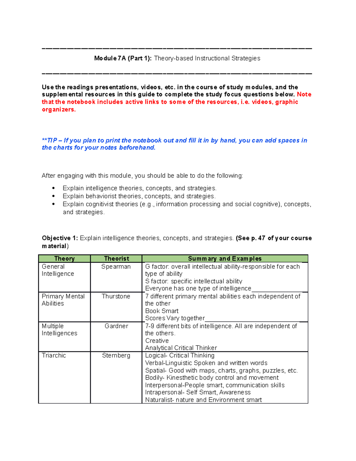 Module 7A Notebook - 1 - D094 - - Studocu