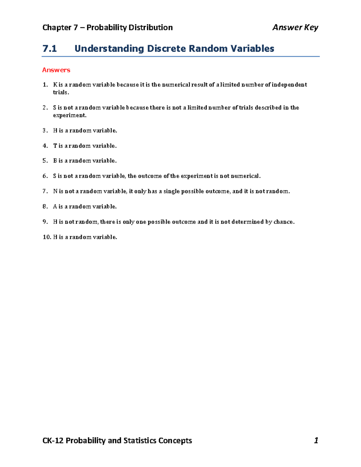 Answer Key CK-12 Chapter 07 Probability and Statistics Concepts (revised) - 7 Understanding ...